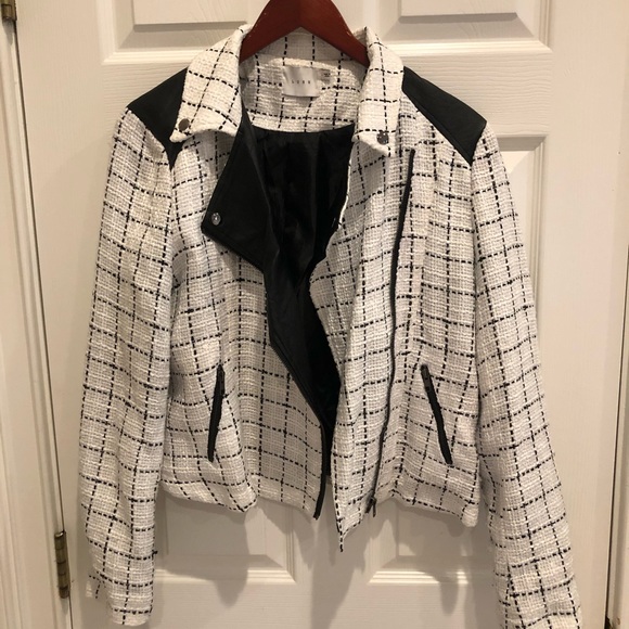 Lush | Jackets & Coats | Lush Tweed Moto Jacket | Poshmark